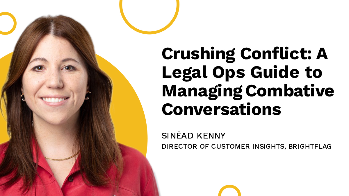 How Legal Ops Can Manage Combative Conversations | Brightflag